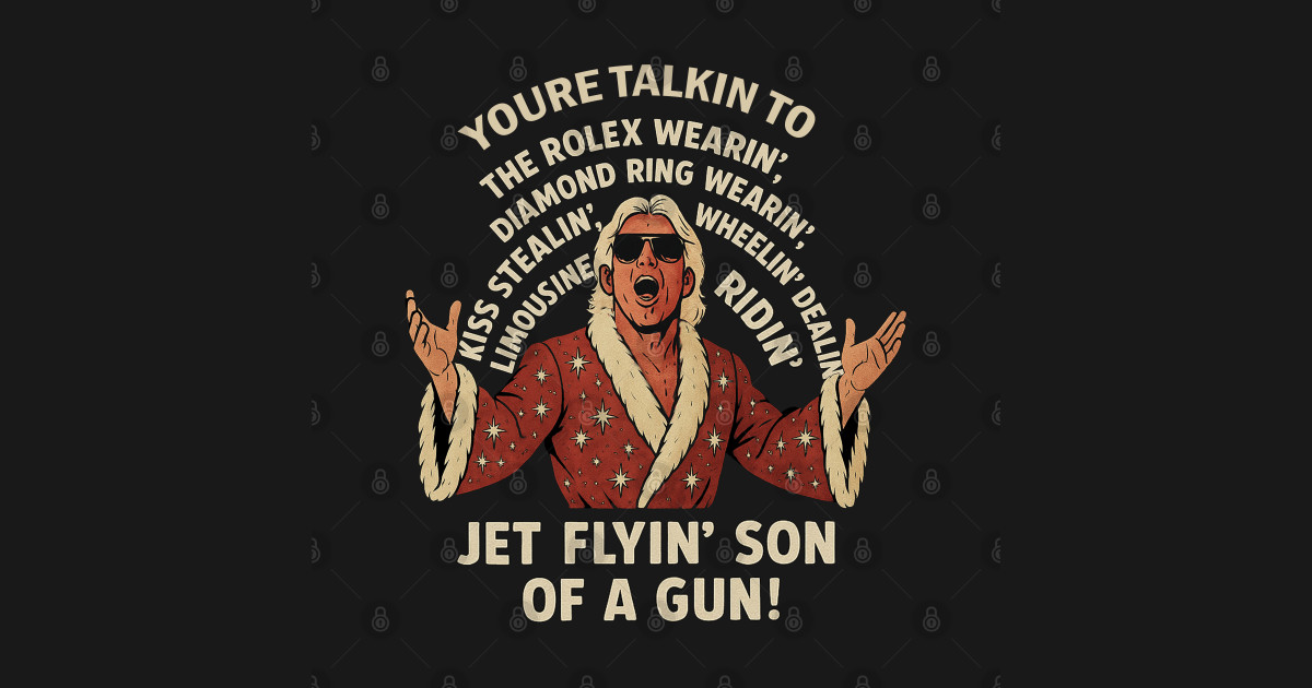 Ric Flair “Woooo!” T-Shirt – The Nature Boy Wrestling Legend Tee - Ric ...
