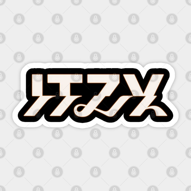 ITZY Gold Logo - Itzy - Sticker | TeePublic