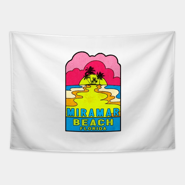 Miramar Beach Florida Groovy Sunset 70's Hippie Hippy Vintage FL ...