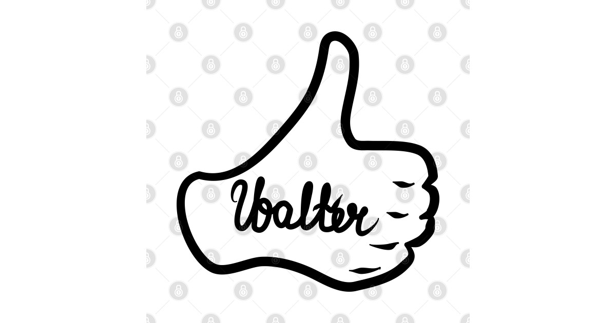 Men name Walter - Walter - T-Shirt | TeePublic