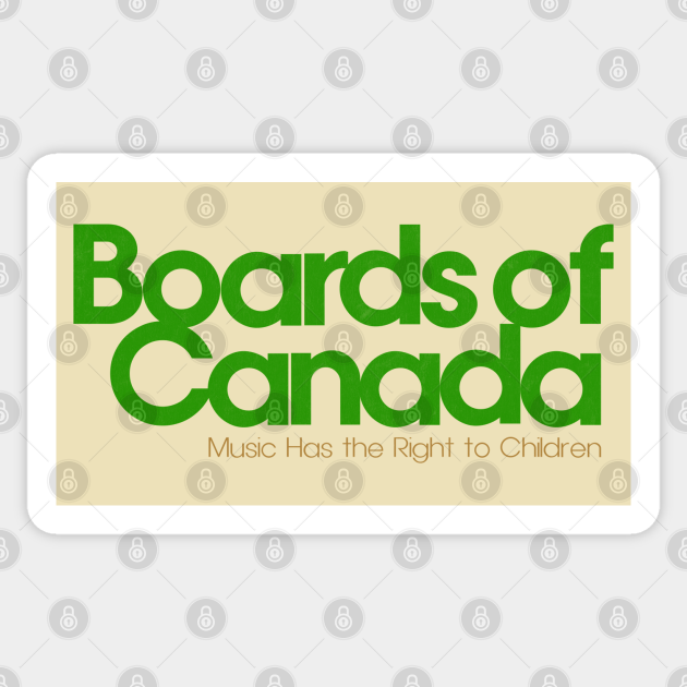Boards Of Canada Retro Fan Design - Boards Of Canada - Sticker | TeePublic