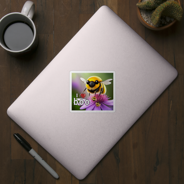 I love Boo Bees - I Love Boo Bees - Sticker | TeePublic