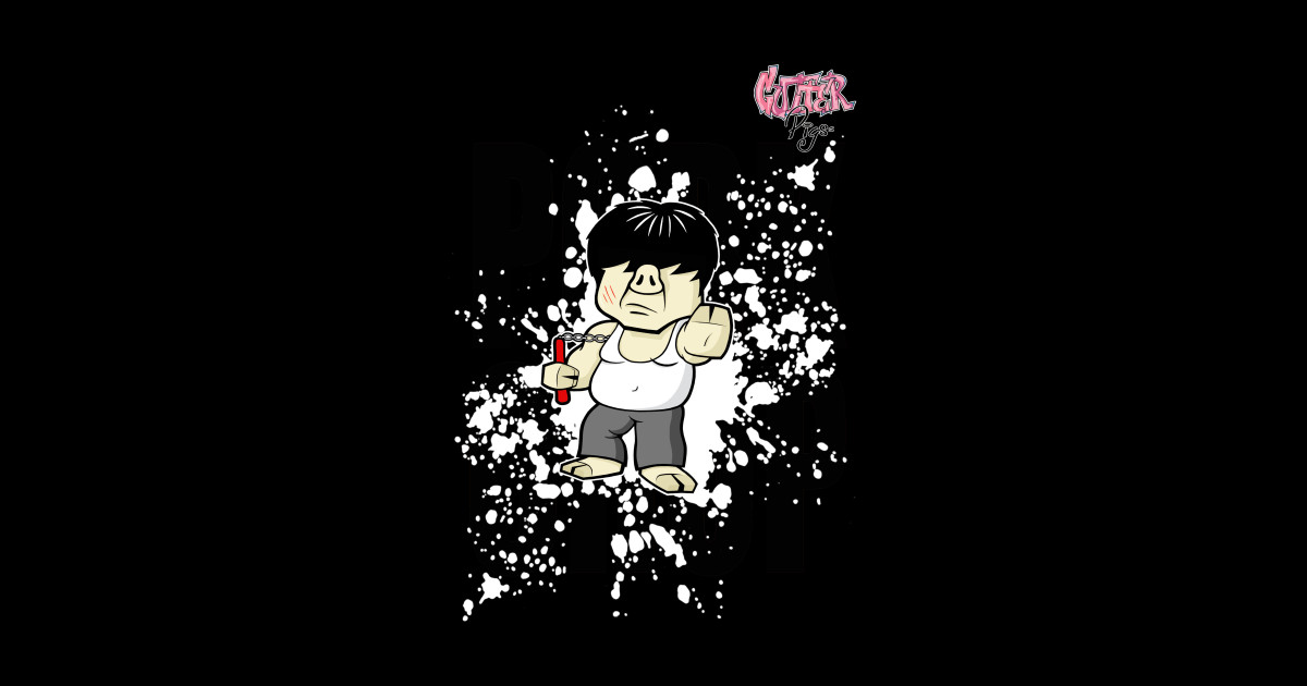 Gutter Pigs Pork Chop - Kung Fu - Magnet | TeePublic