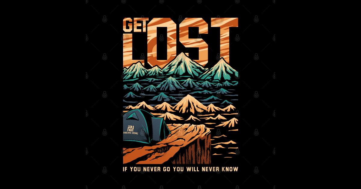 GET LOST! - Get Lost - Sticker | TeePublic