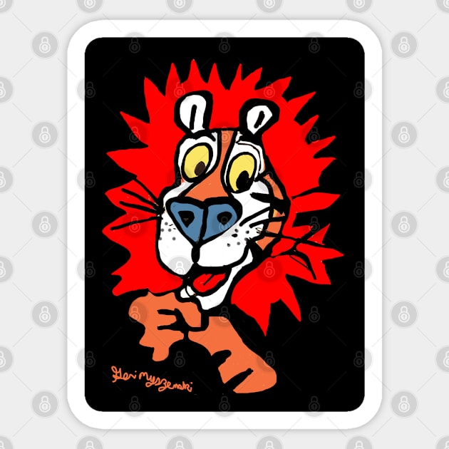 Tony The Tiger Frosted Flakes Mascot - Tony The Tiger - Sticker | TeePublic