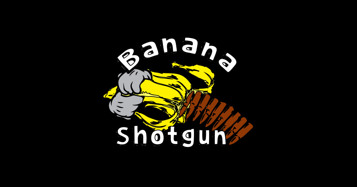 Banana shotgun - Burky Boogie - Sticker | TeePublic