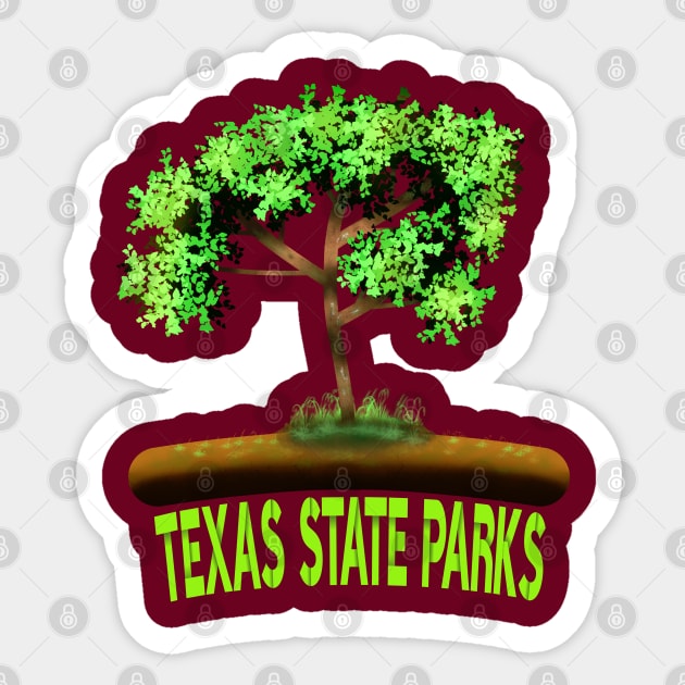 Texas State Parks - Texas State - Sticker | TeePublic