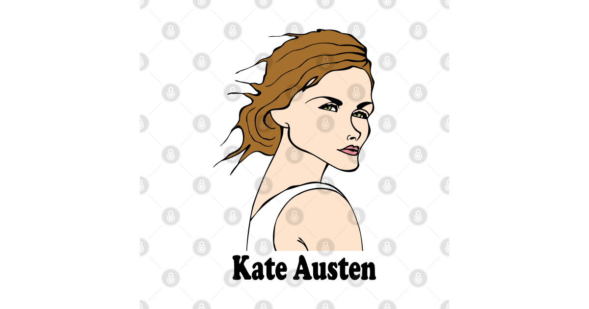 KATE FROM LOST FAN ART! - Lost Tv Show - T-Shirt | TeePublic