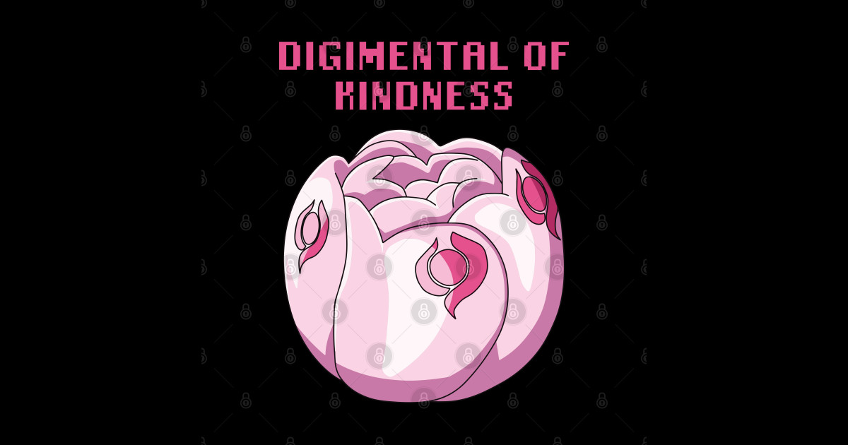 Digimental of Kindness - Digimon - Sticker | TeePublic