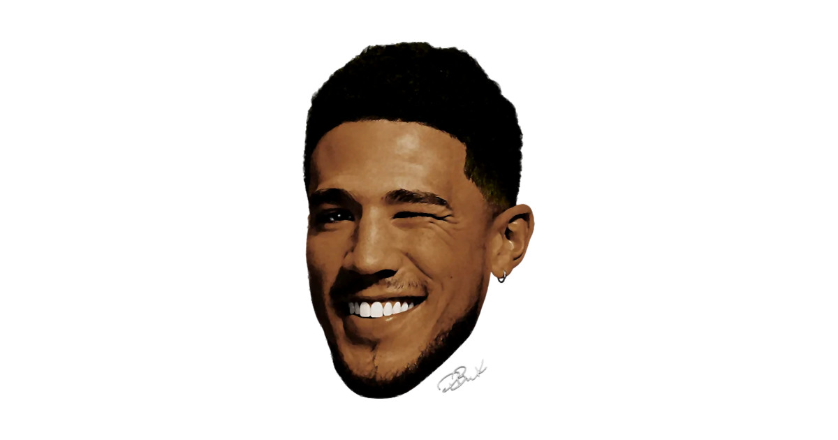 Devin Booker Big Face - Devin Booker - T-Shirt | TeePublic