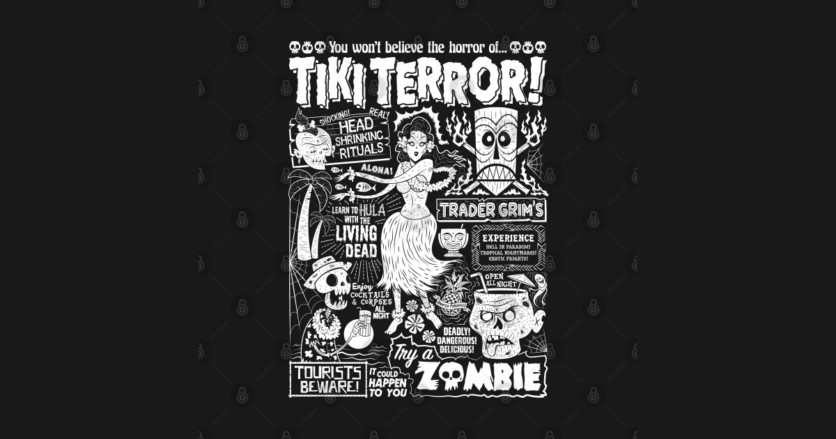 Tiki Terror! - Tiki - T-Shirt | TeePublic