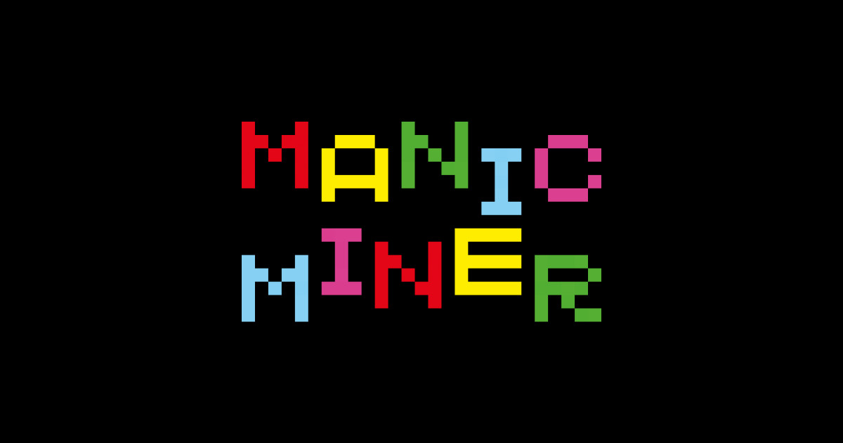 ZX Spectrum – Manic Miner (loading screen) - Manic Miner - Sticker ...