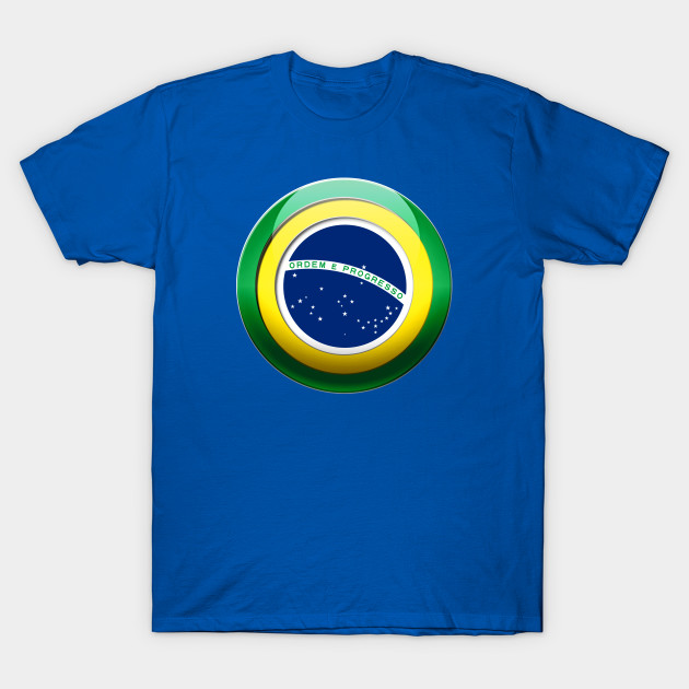 Brazilian Flag as a Roundel - Brazil - T-Shirt | TeePublic
