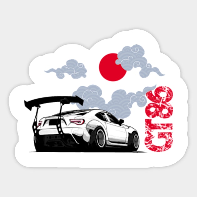 Toyota GT86, JDM Car - Toyota Gt86 - Sticker | TeePublic