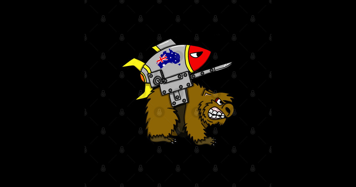 Combat Wombat - Wombat - Sticker | TeePublic