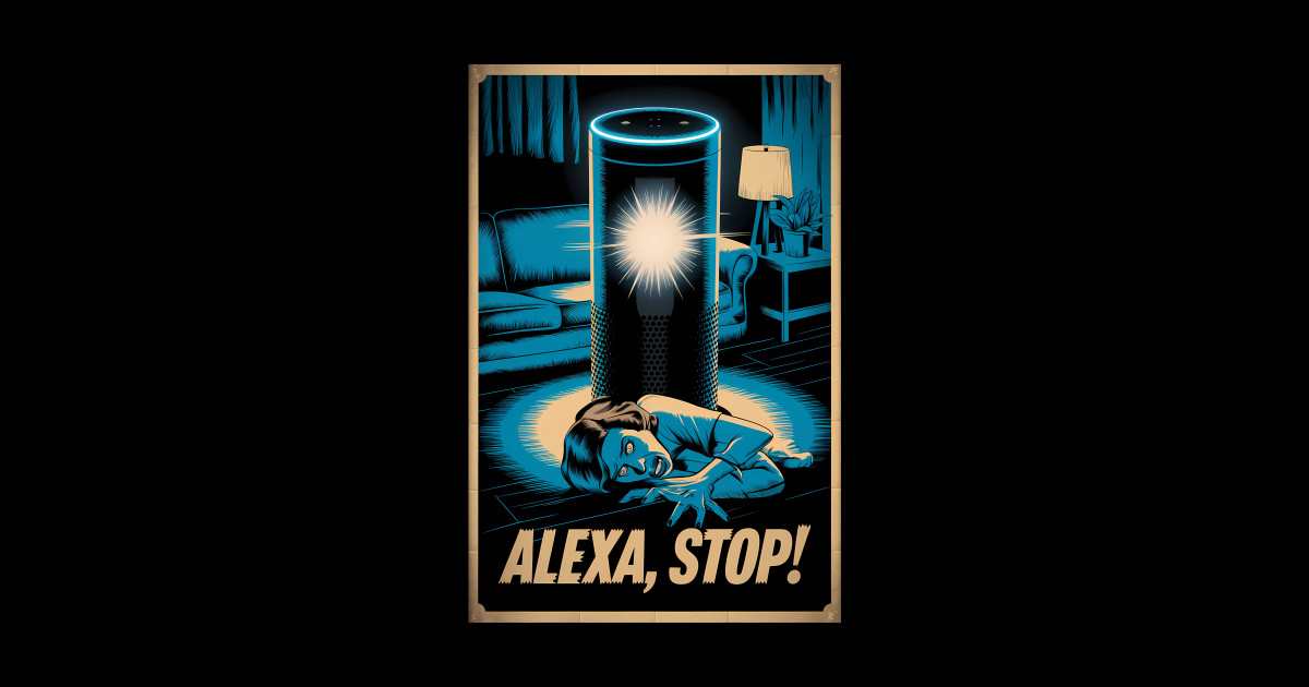 Alexa, stop! - Horror Fan - Sticker | TeePublic