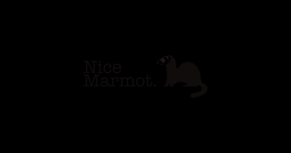 NiceMarmot logo - Nice Marmot - Posters and Art Prints | TeePublic