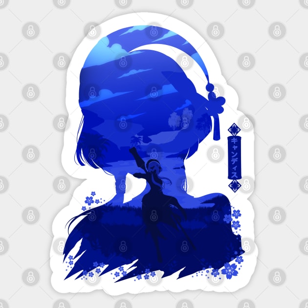 GENSHIN IMPACT CANDACE NEGATIVE SPACE - Candace - Sticker | TeePublic