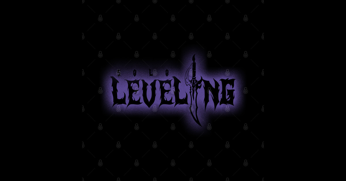 Solo Leveling Text #029 - Anime Lover - Sticker | TeePublic
