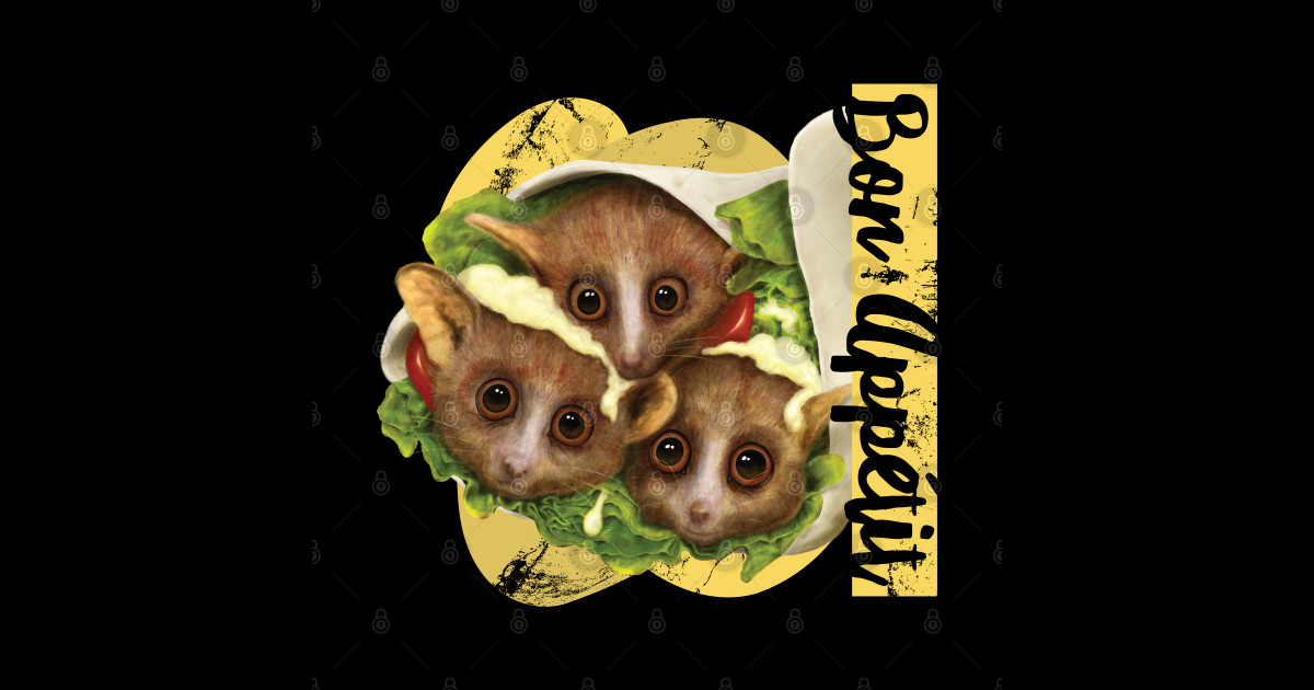 Fast Food Contaminated With Cute Animals - Fast Food - Sticker | TeePublic