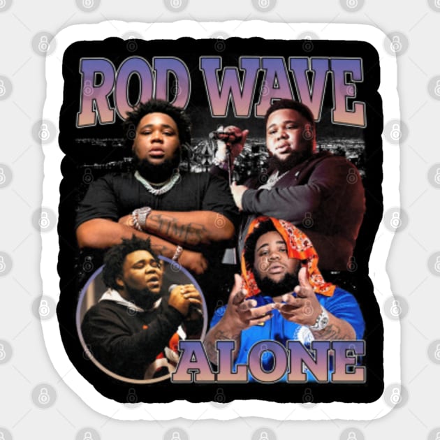Rod Wave Vintage Bootleg - Rod Wave - Sticker | TeePublic