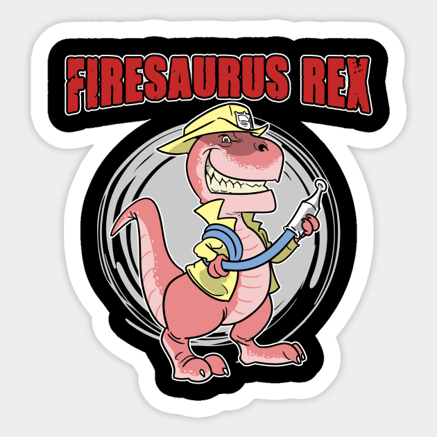 Firesaurus Rex T-Rex Dinosaur Firefighter for Kids - Firefighter ...
