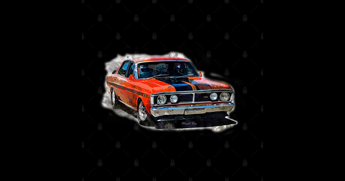 Red XY Falcon GT - Gt Falcon - Sticker | TeePublic
