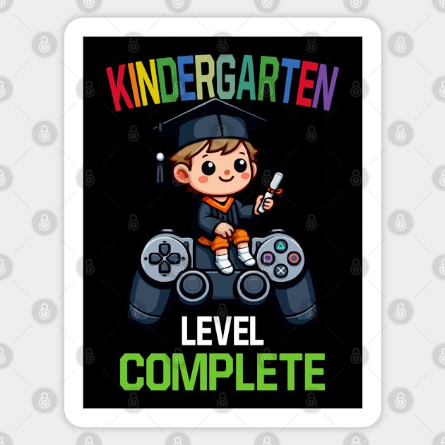 Kindergarten Level Complete - Kindergarten Graduation - Sticker | TeePublic