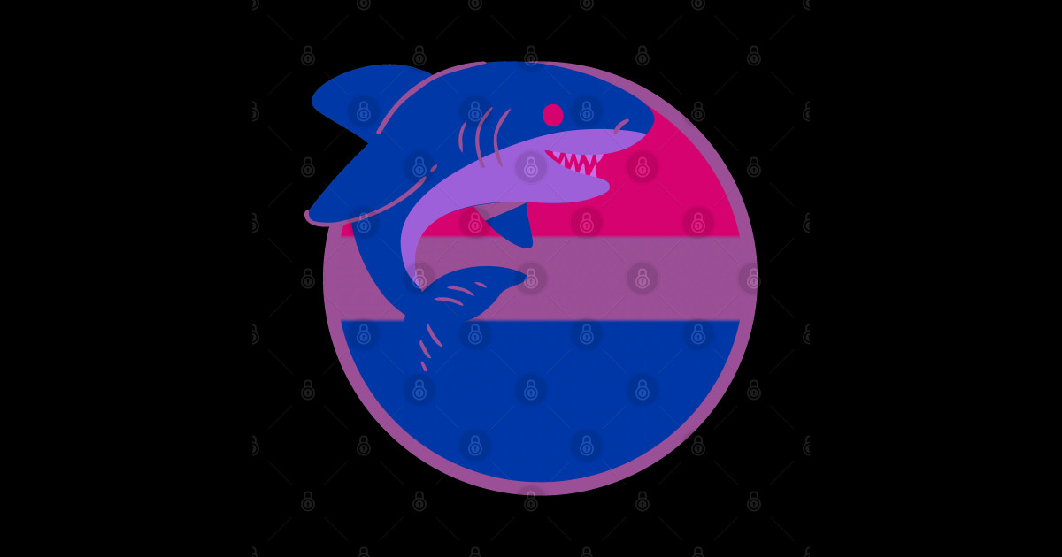 Bisexual LGBTQ Pride flag Shark, sphere - Bisexual Lgbtq Pride Flag ...