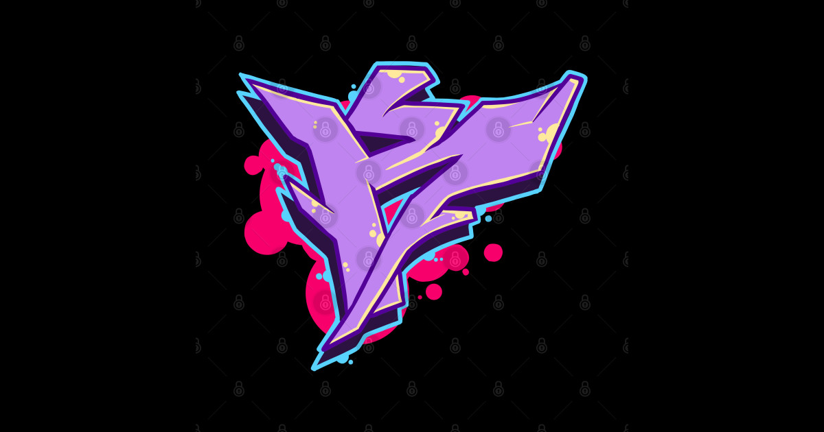 Letter K - Graffiti Street Art Style - Graffiti Letter - Sticker ...