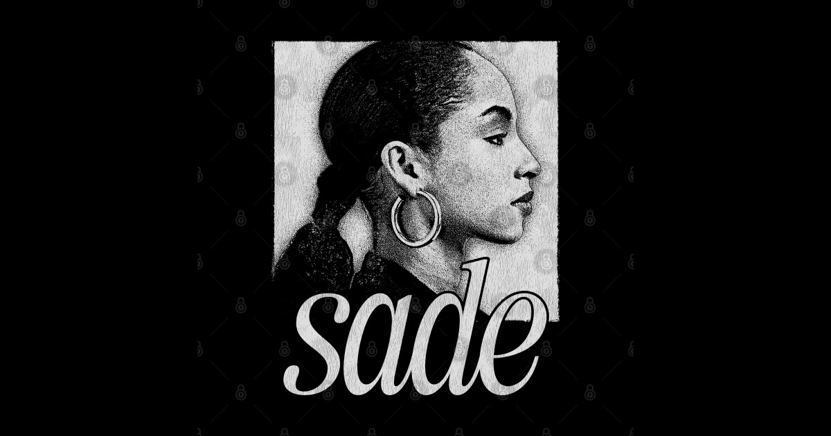 Sade ---- 80s Aesthetic Fan Design - Sade - Sticker | TeePublic