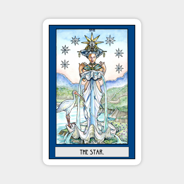 The Star Tarot Card - The Star - Magnet | TeePublic