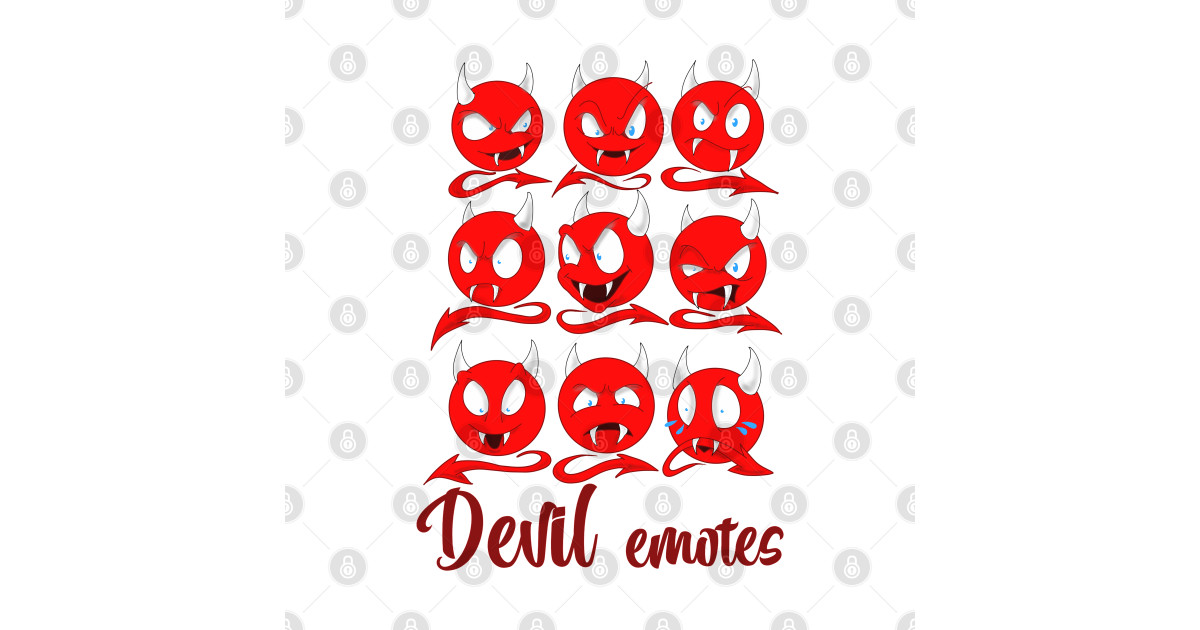 Devils emoji - Devil Emoji - T-Shirt | TeePublic