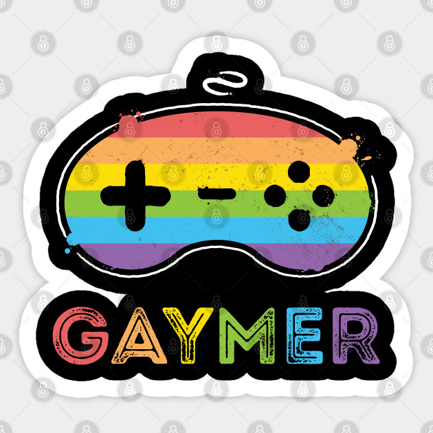 Gaymer - Lgbt Gamer Gaymer - Sticker | TeePublic