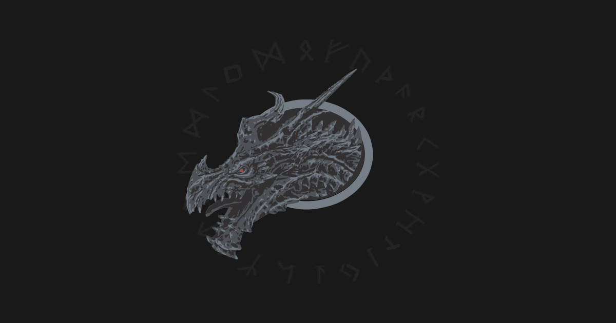 Alduin - Alduin The World Eater Skyrim Dragon - T-Shirt | TeePublic