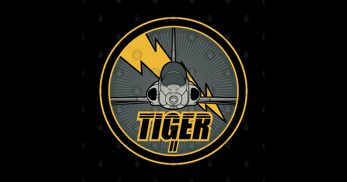 F-5 Tiger 2 (Small logo) - F5 Tiger Ii - T-Shirt | TeePublic