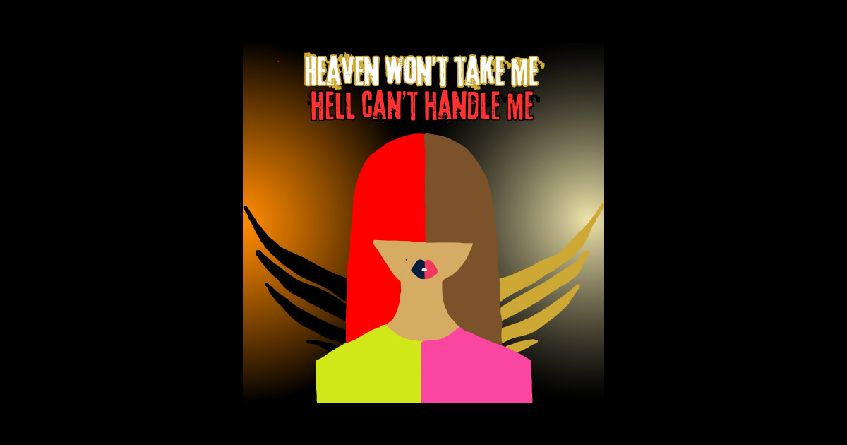 Angel Mode vs. Devil Vibes. - Good Vs Evil - Sticker | TeePublic