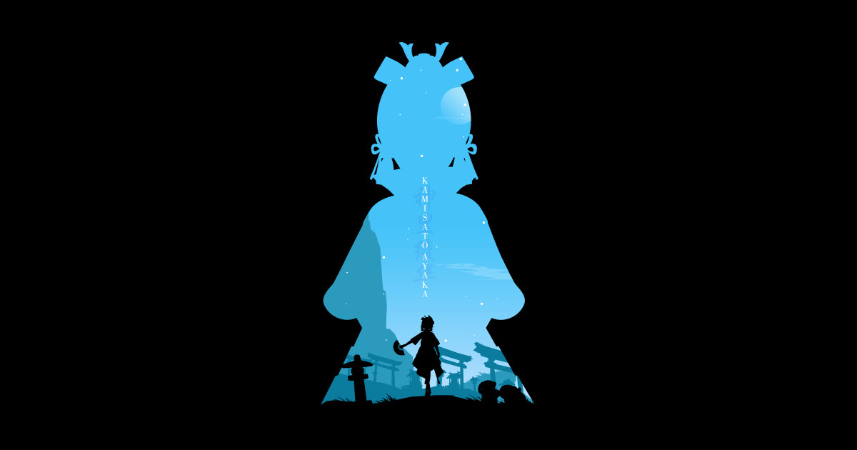 Ayaka Landscape - Ayaka - Sticker | TeePublic