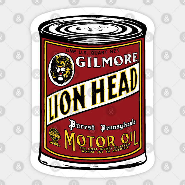 Gilmore Lion Head - Vintage - Sticker | TeePublic