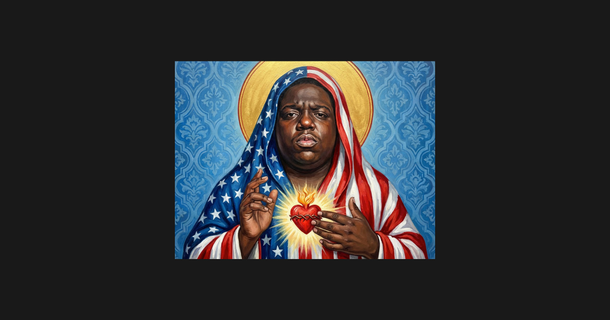 St. Christopher Wallace - Famous People - T-Shirt | TeePublic