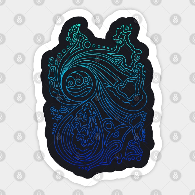 tribal water pattern