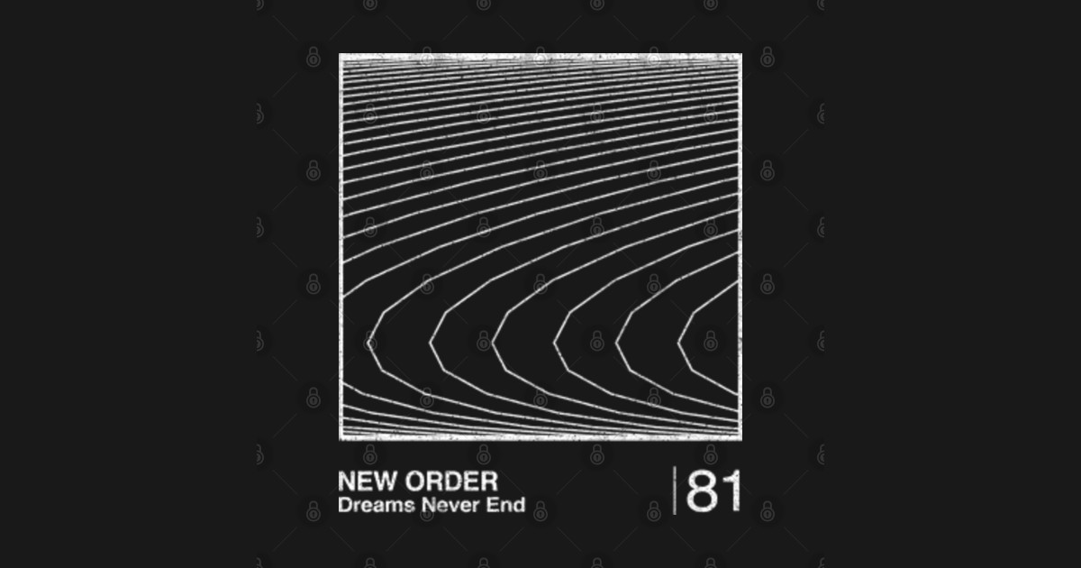 New Order / Minimalist Graphic Artwork Design - New Order - Sticker ...