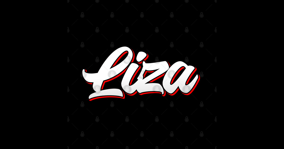 Liza name - cool 70s retro font - Liza Name Cool 70s Retro Font ...