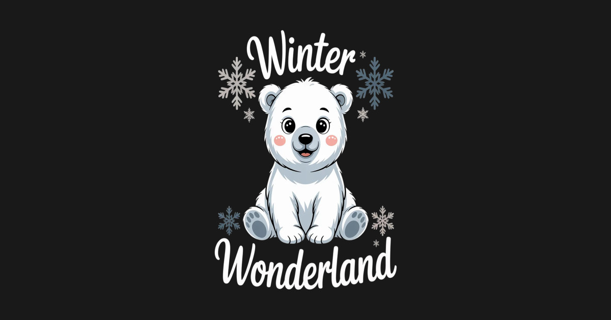 Winter Wonderland Baby Polar Bear - Winter Wonderland Baby Polar Bear ...