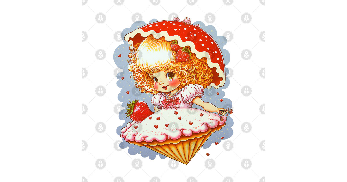 Miss Short Cake - Strawberry Shortcake - T-Shirt | TeePublic
