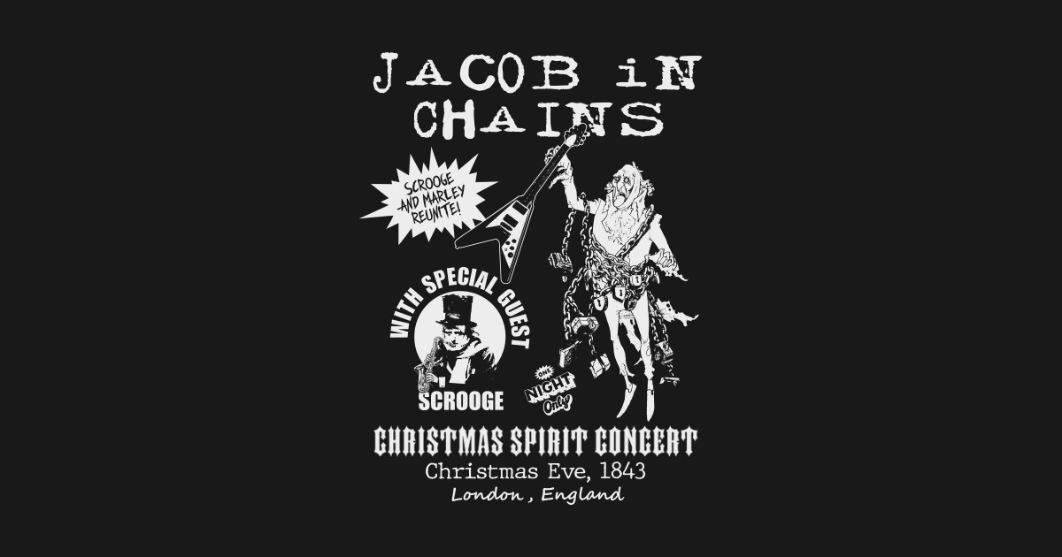 Jacob In Chains - A Christmas Carol - T-Shirt | TeePublic