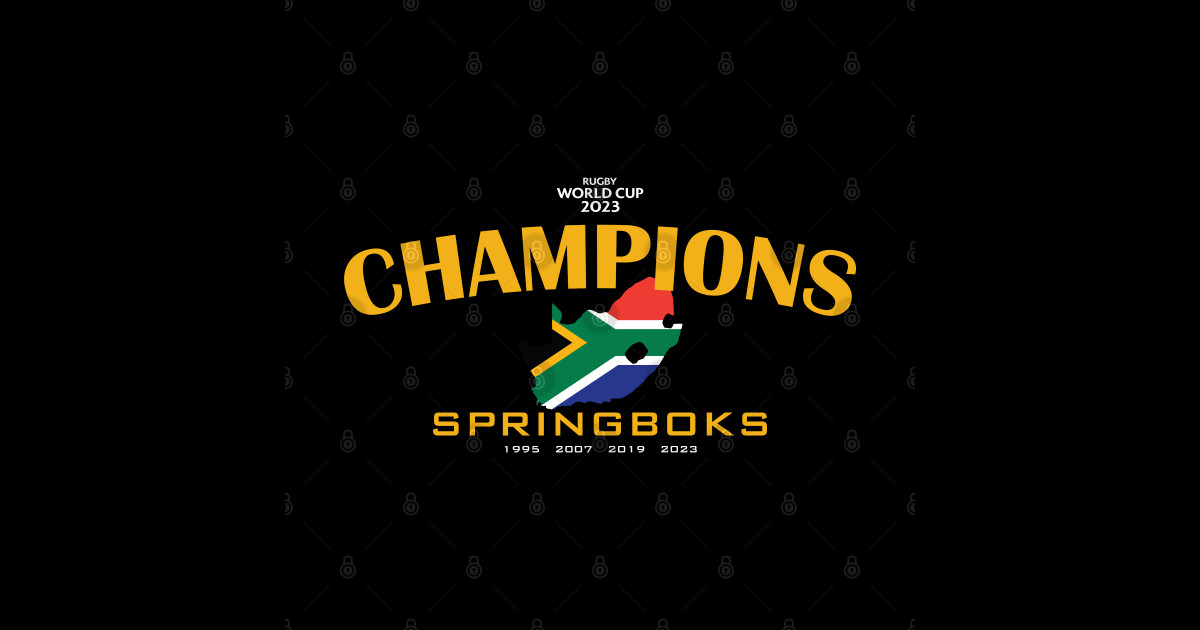 Rugby World Cup Champions 2023 - Springboks - Springboks - Magnet ...