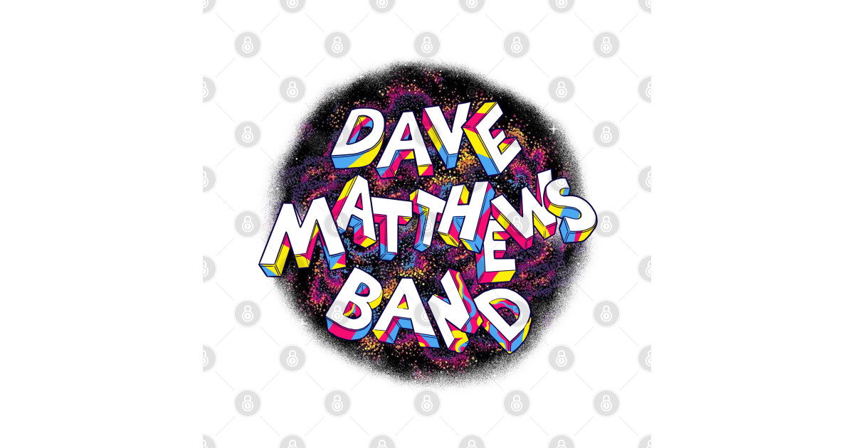 Logo Band full colour DMB - Dave Matthews Band - Sticker | TeePublic