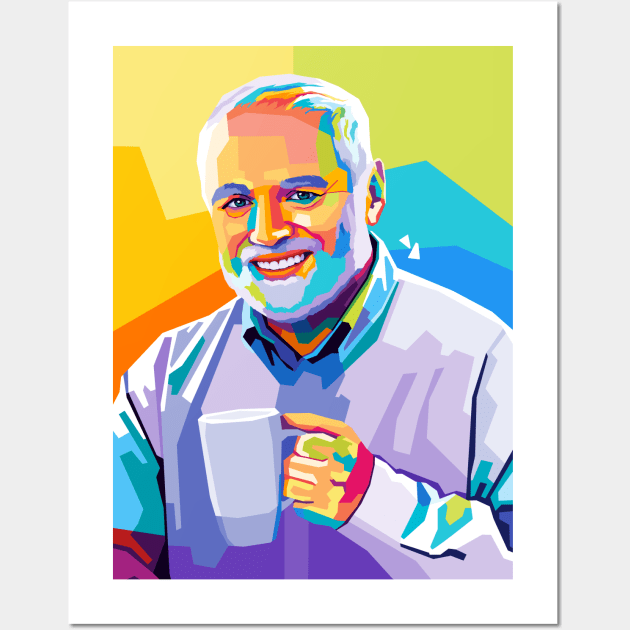 Hide the pain Harold meme Pop Art - Meme - Posters and Art Prints ...