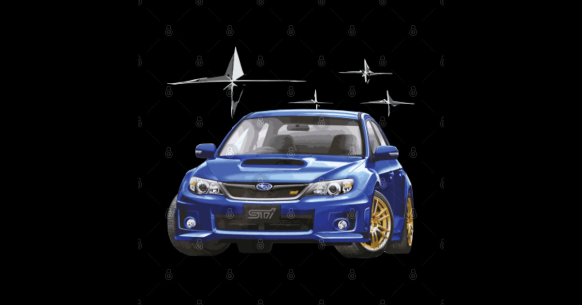 JDM World Rally blue WRC GV sedan STI Impreza wrx - Subaru Wrx Sti ...